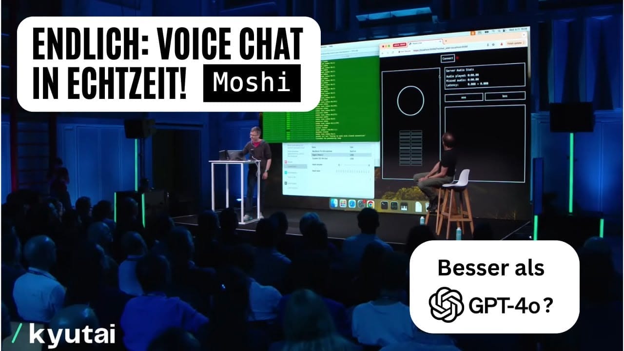 Moshi: Endlich Voice-Chat in Echtzeit (besser als Chat GPT ...
